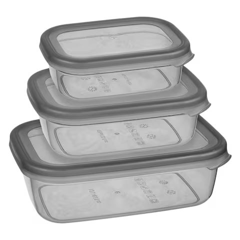 Qlux Storage Container Set 3pcs – OMS Africa